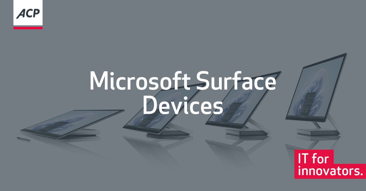 Microsoft Surface Devices | ACP - IT for innovators.