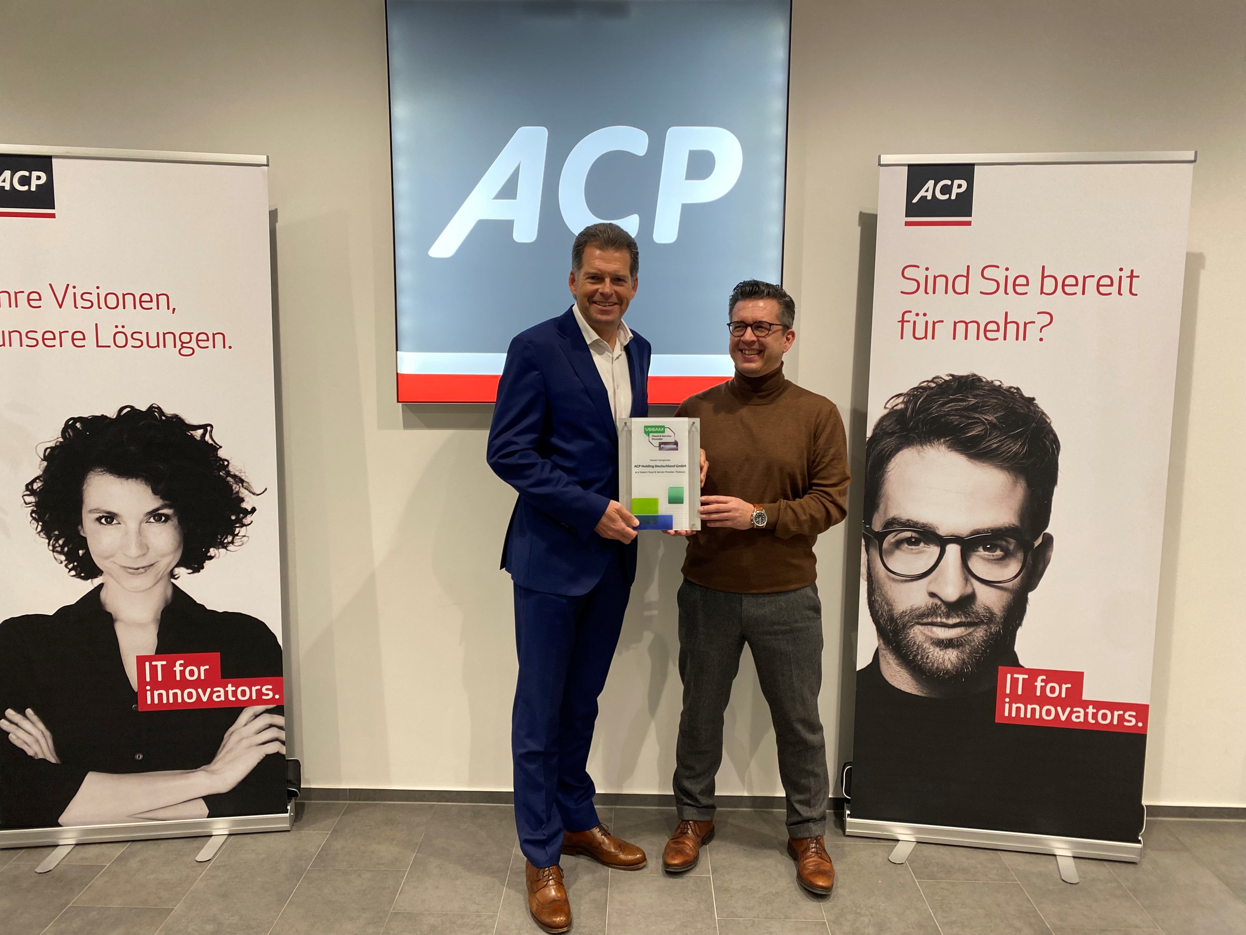 ACP erreicht zum zweiten Mal den Platin-Status als Veeam Cloud ...